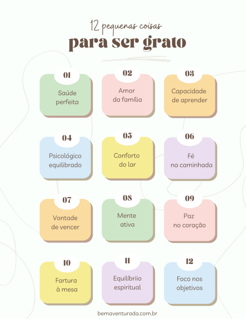 O poder da gratidão - Bem aventurada