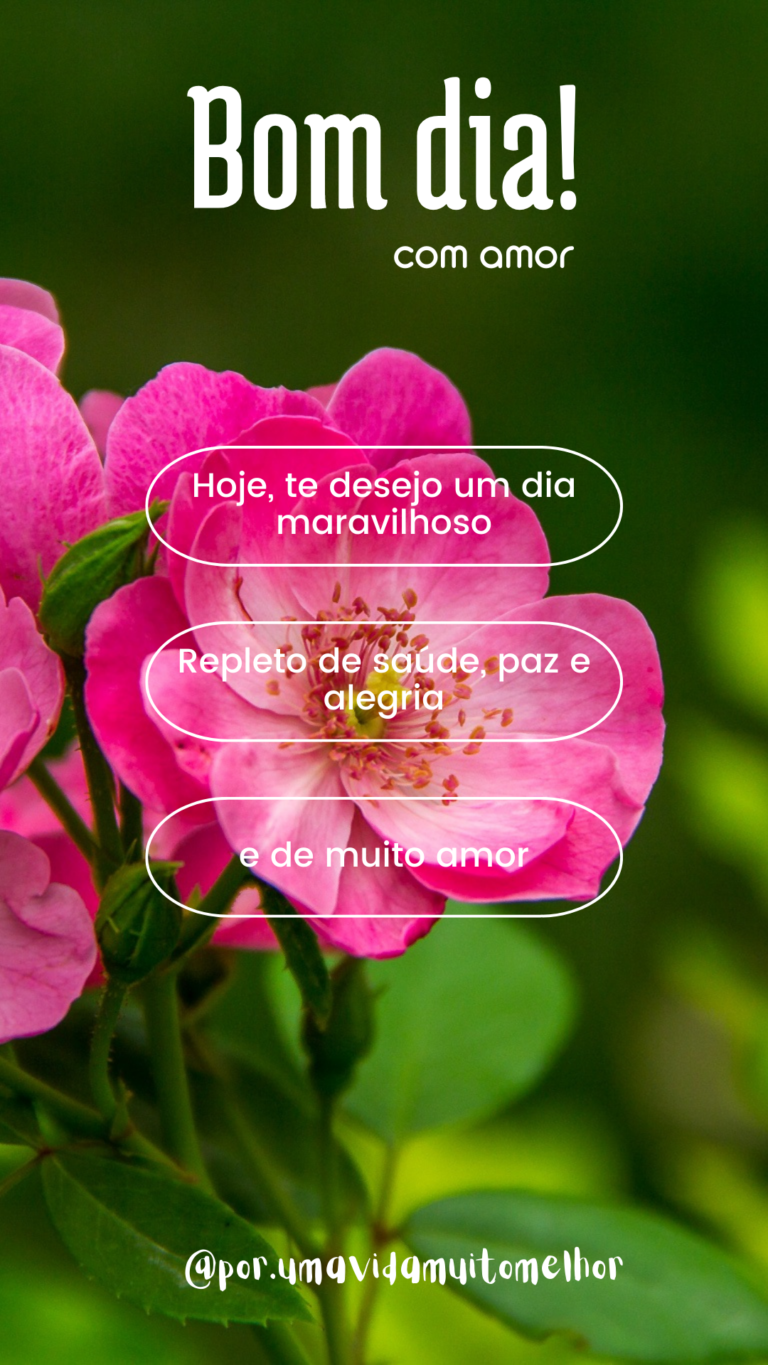 Mensagens de Bom dia - Bem aventurada