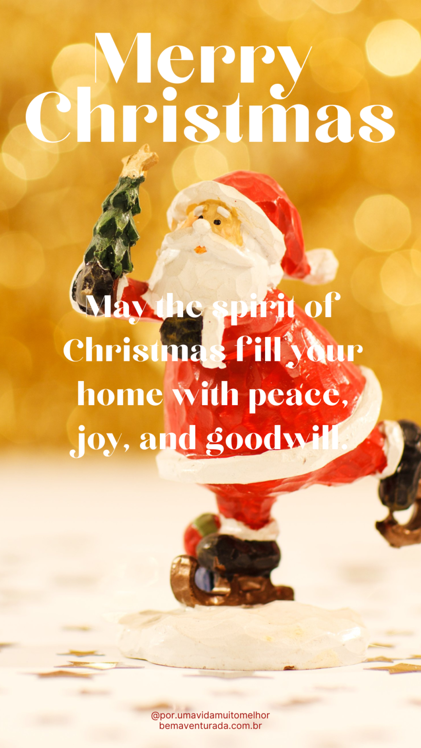 Christmas messages - Bem aventurada