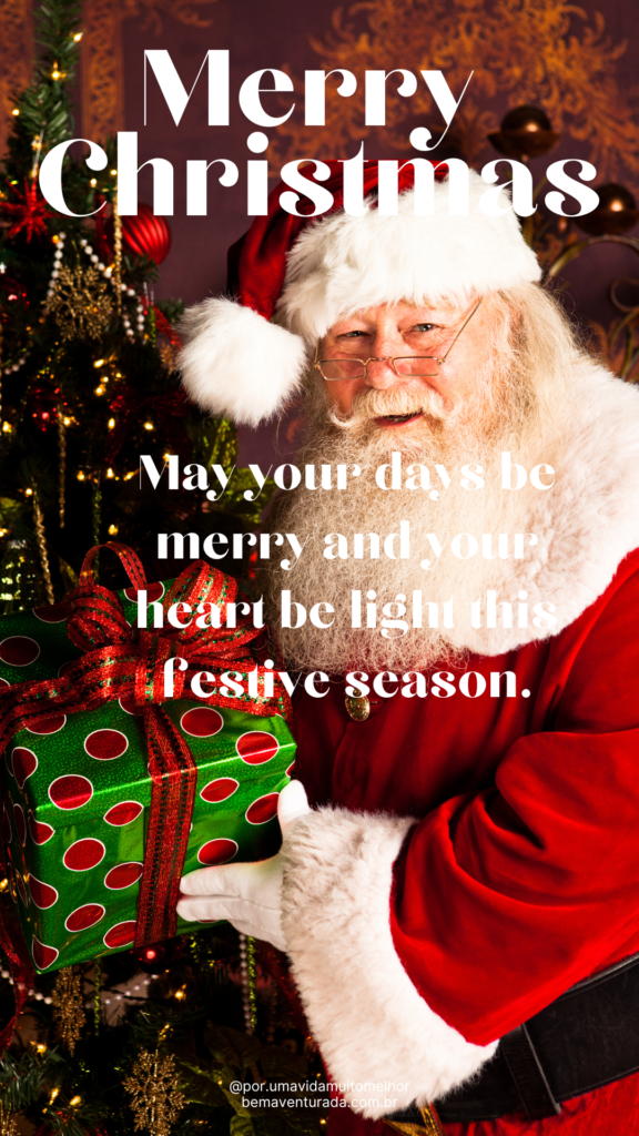 Christmas messages - Bem aventurada