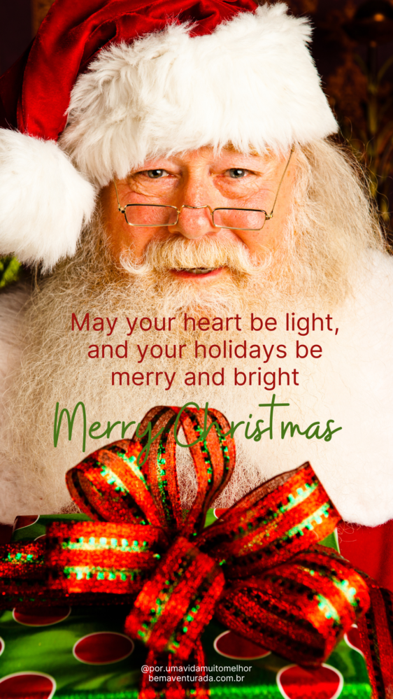 Christmas messages - Bem aventurada