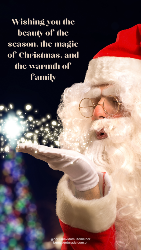 Christmas messages - Bem aventurada